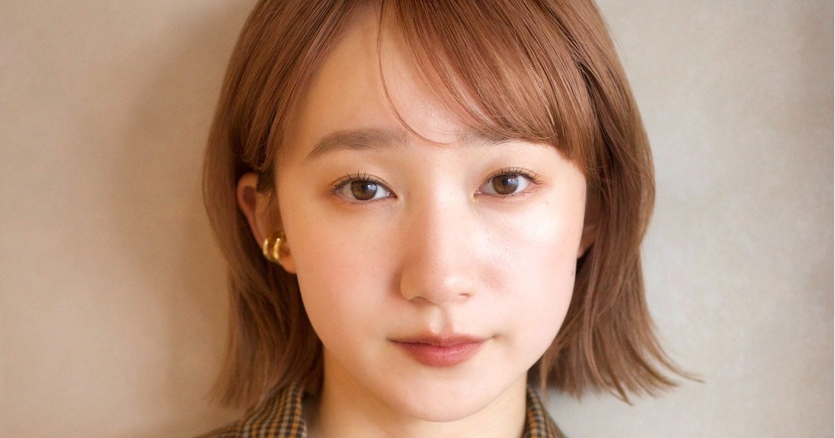 【大人のボブヘア】2wayバング×ブラウンカラーが抜け感たっぷりの切りっぱなしボブ | マキアオンライン(MAQUIA ONLINE)